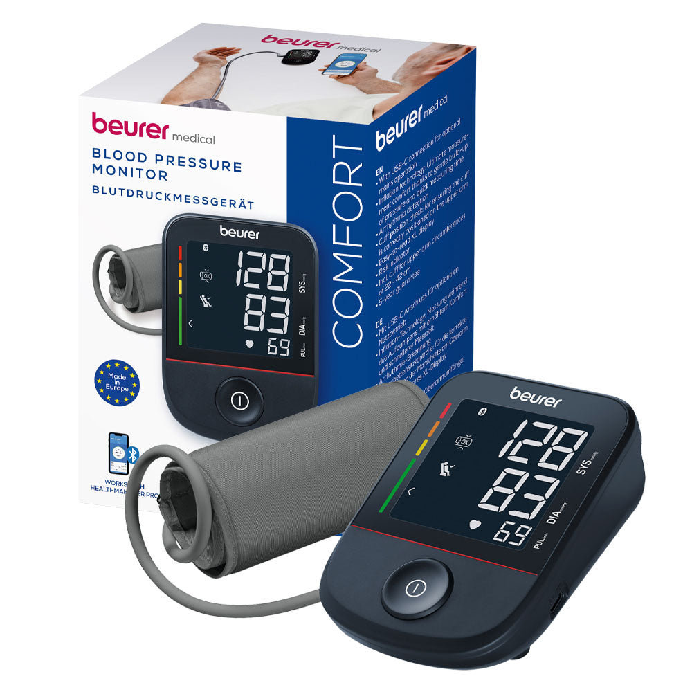 Beurer BM 48 Dual-Energy Upper Arm Blood Pressure Monitor With Bluetoo