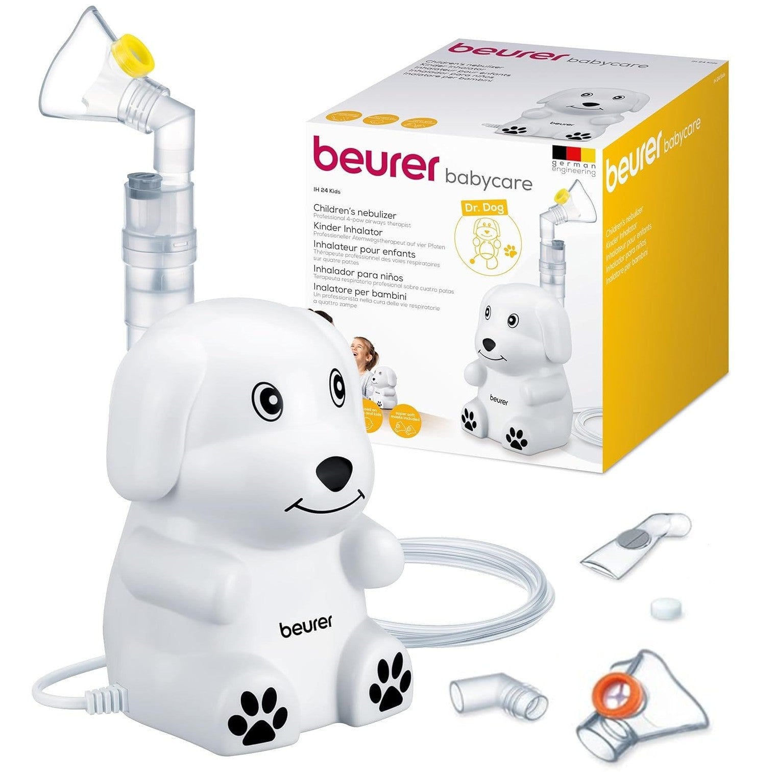 Beurer Nebuliser IH 24 KIDS Dr Dog Nebulizer for Children & Babies 6 M